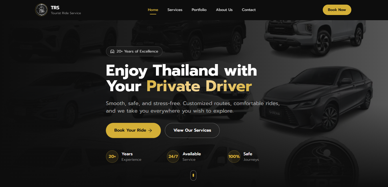 TRS Tourist Ride Service | Private Car Rental with Driver in Thailand